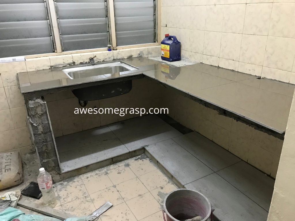 Gugusan Mawar Kota Damansara Kitchen Table Top Renovation - My Awesome ...