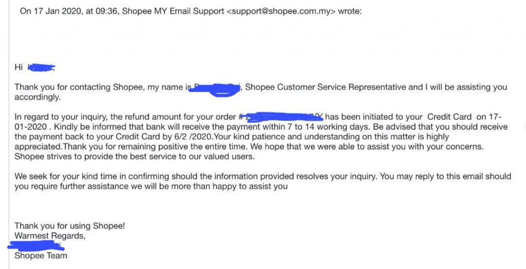 Shopee Malaysia Automatically Cancelled My Order - My Awesome Moments