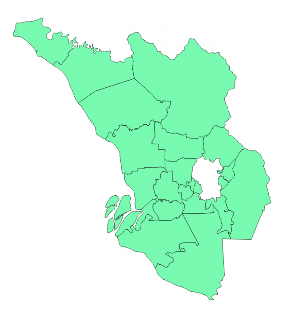 QGIS How To Create Hexagon Grid Based on Selangor State Boundary - My ...