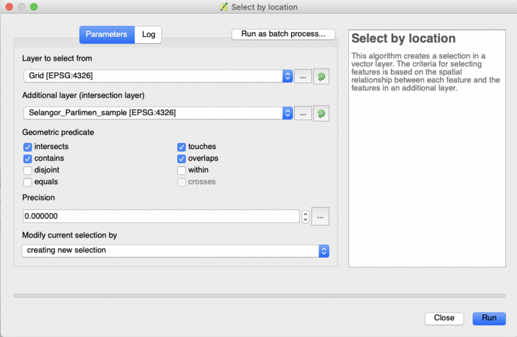 Qgis How To Create Hexagon Grid Based On Selangor State Boundary My