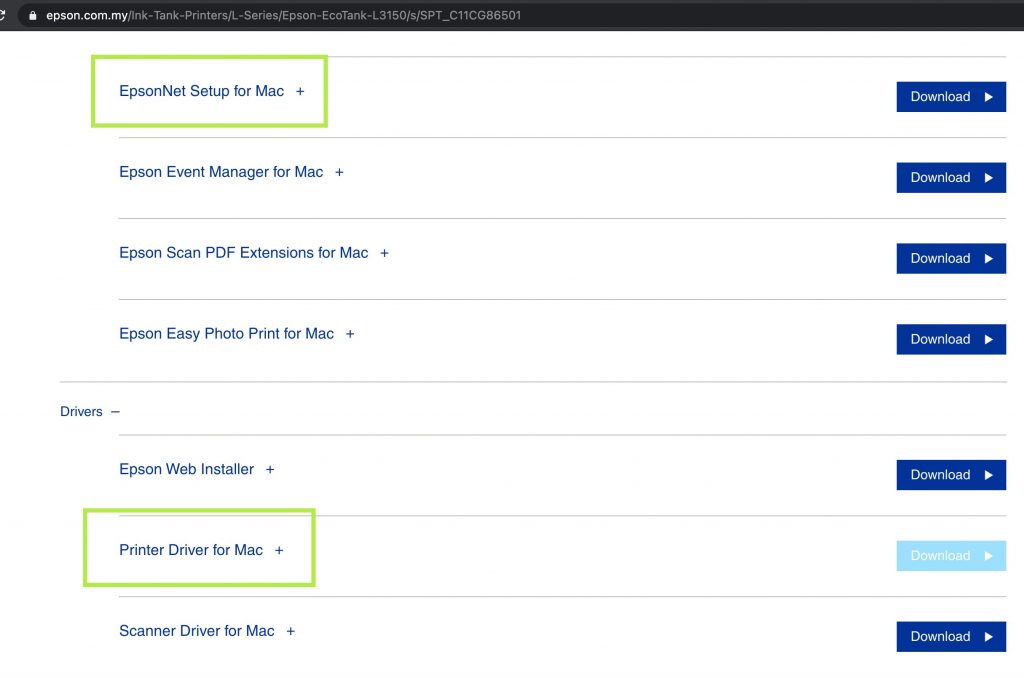 Epson Ecotank L3150 Install to Macbook M1 - My Awesome Moments