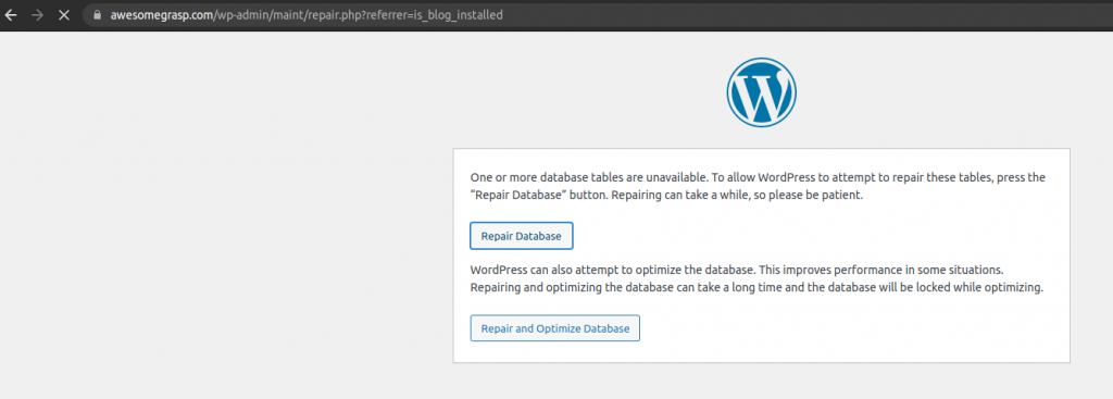 WordPress Error Establishing A Database Connection - My Awesome Moments