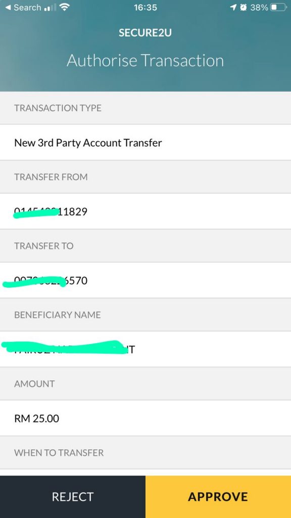 Maybank MAE – Send Money - My Awesome Moments