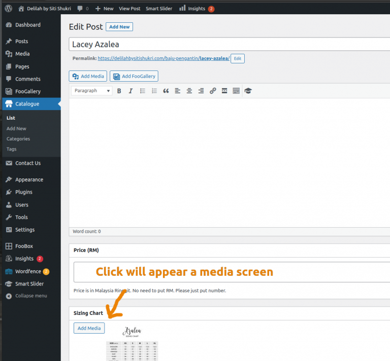 WordPress add wp media - My Awesome Moments