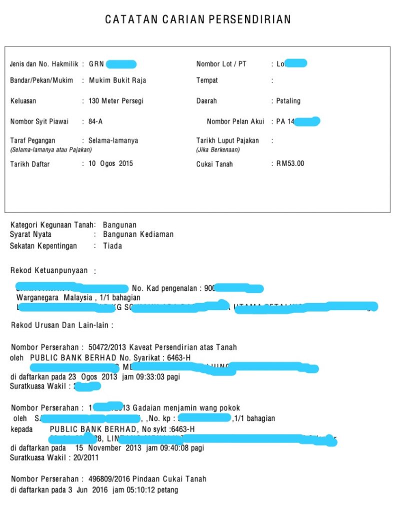 EasyLaw.com.my – Land Search Title Review - My Awesome Moments